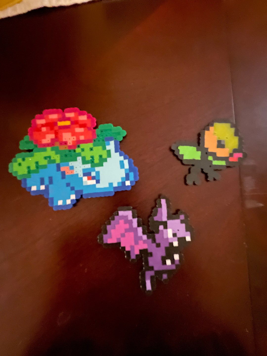 Pokemon Perler Bead Refrigerator Magnets Venusaur, Golbat, Bellsprout ...
