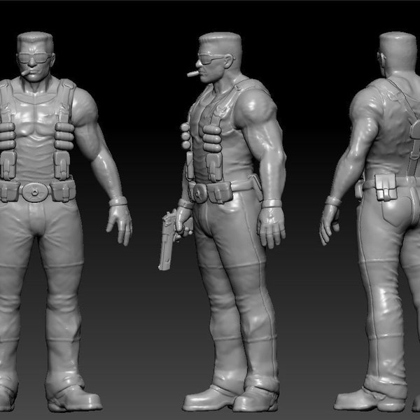 Duke Nukem 3d Print - Etsy