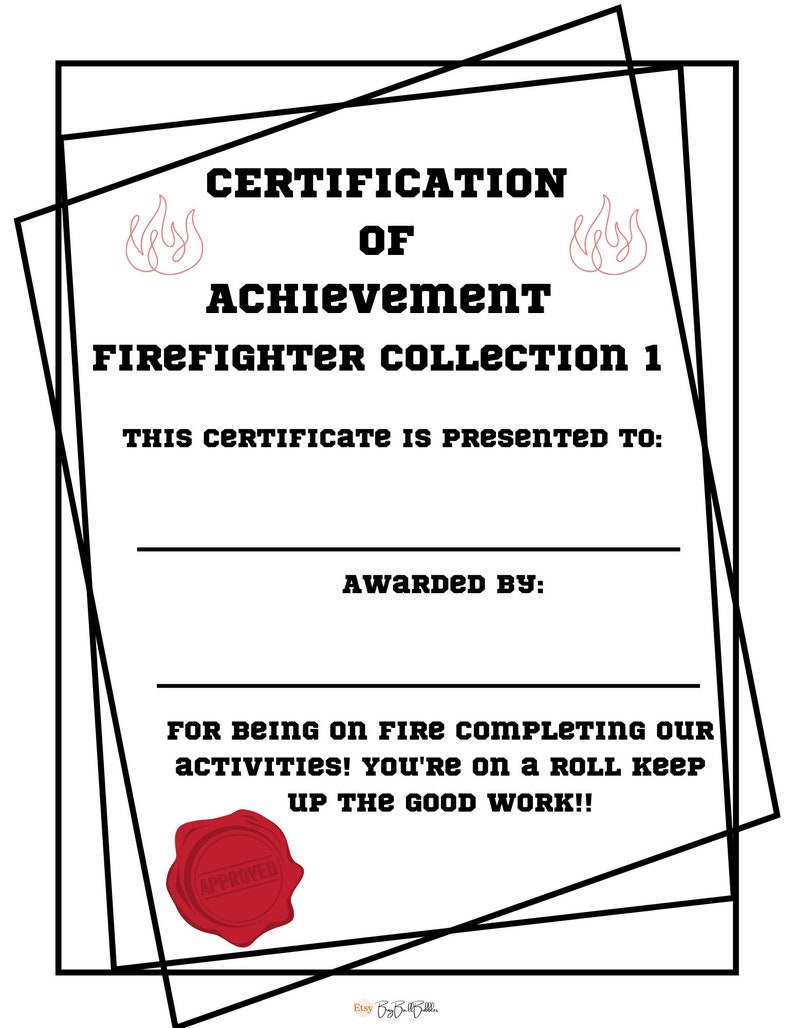 Firefighter Collection 21 Pages Download, Dramatic Play, Homeschool ...