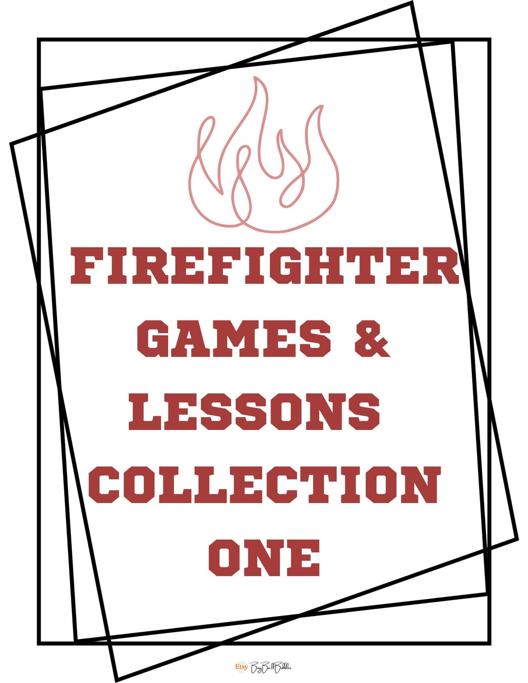 Firefighter Collection 21 Pages Download, Dramatic Play, Homeschool ...
