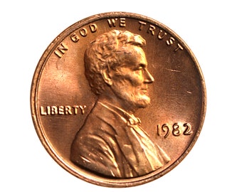 RARE FIND: 1982 Copper Lincoln Penny, Small Date, No Mint Mark 3.1g - Etsy