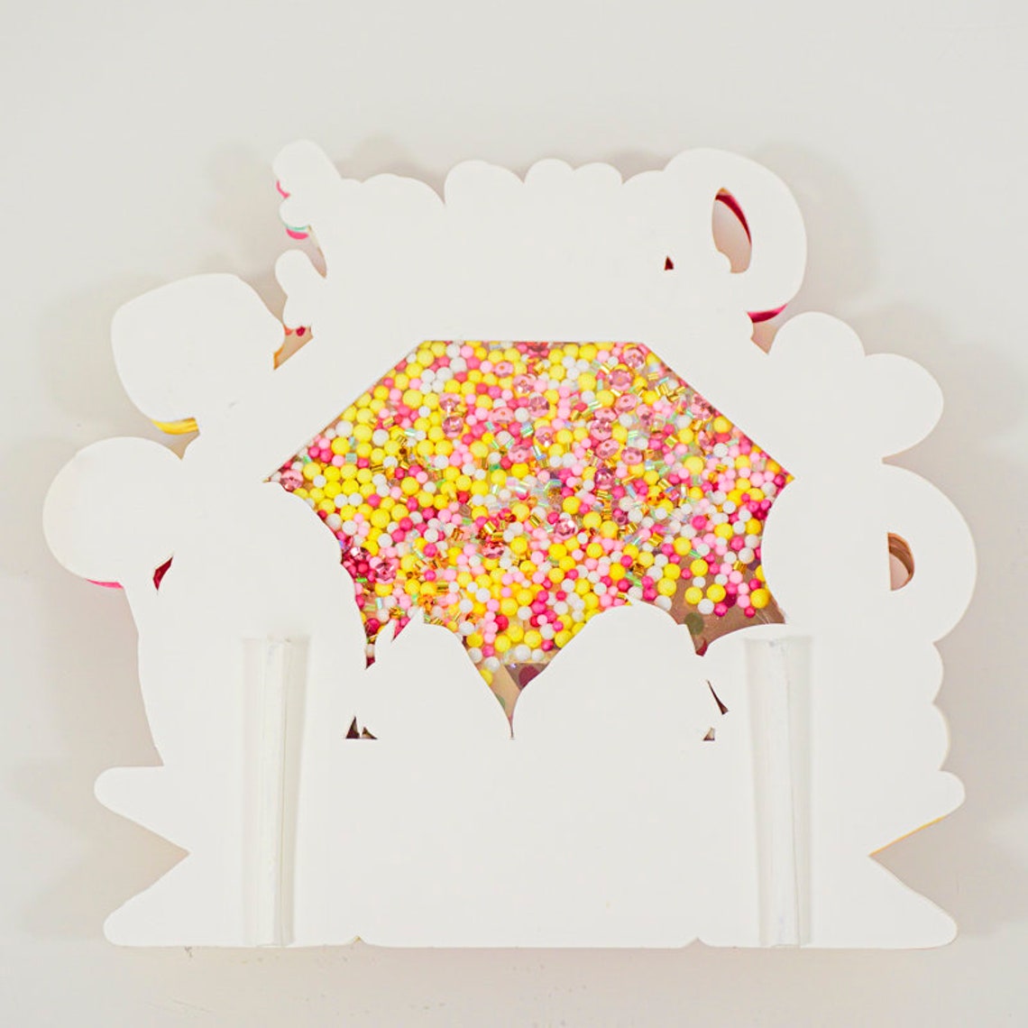 Personalized Sweet Theme Birthday 3D Shaker Cake Topper, Cupcake Shaker ...