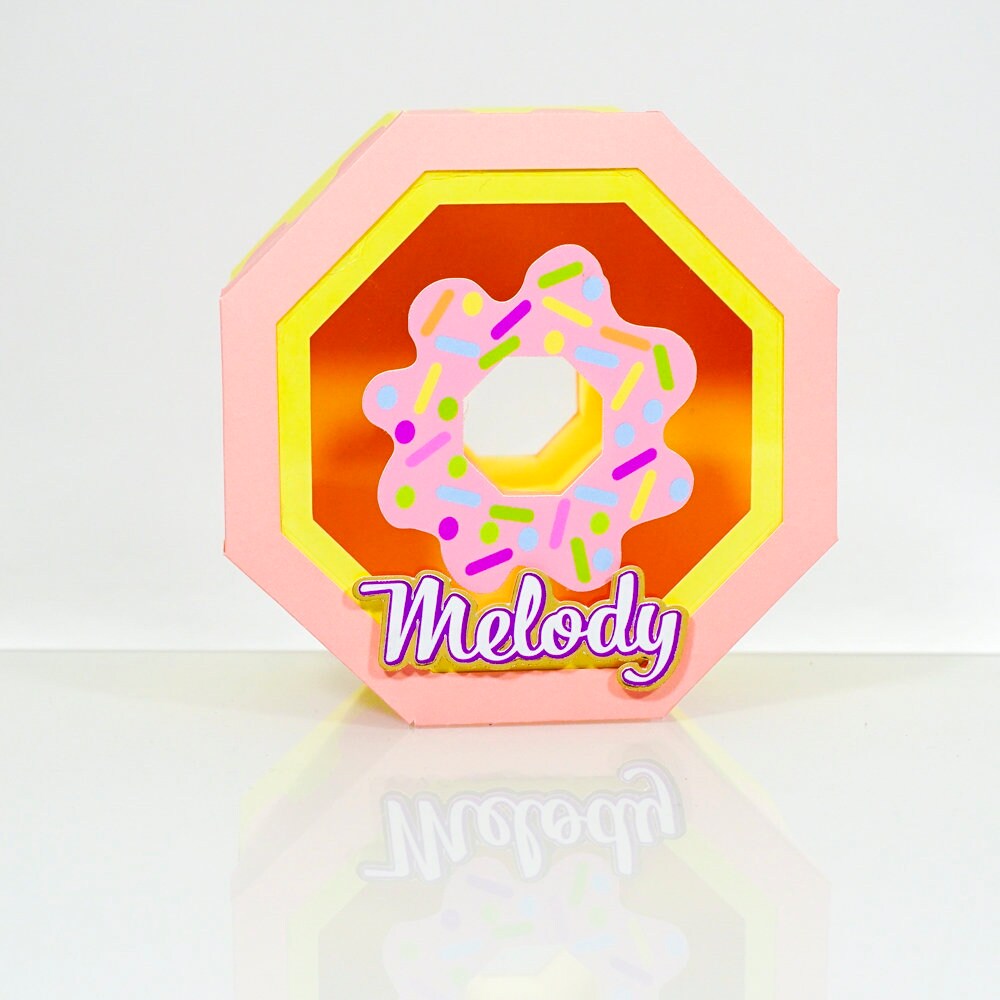 Personalized DONUT Birthday Party Favors, Donut Candy Box, Sweets Theme ...
