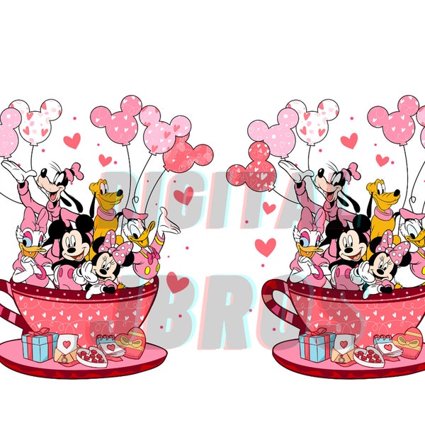 Mickey Mouse Tea Cup - Etsy