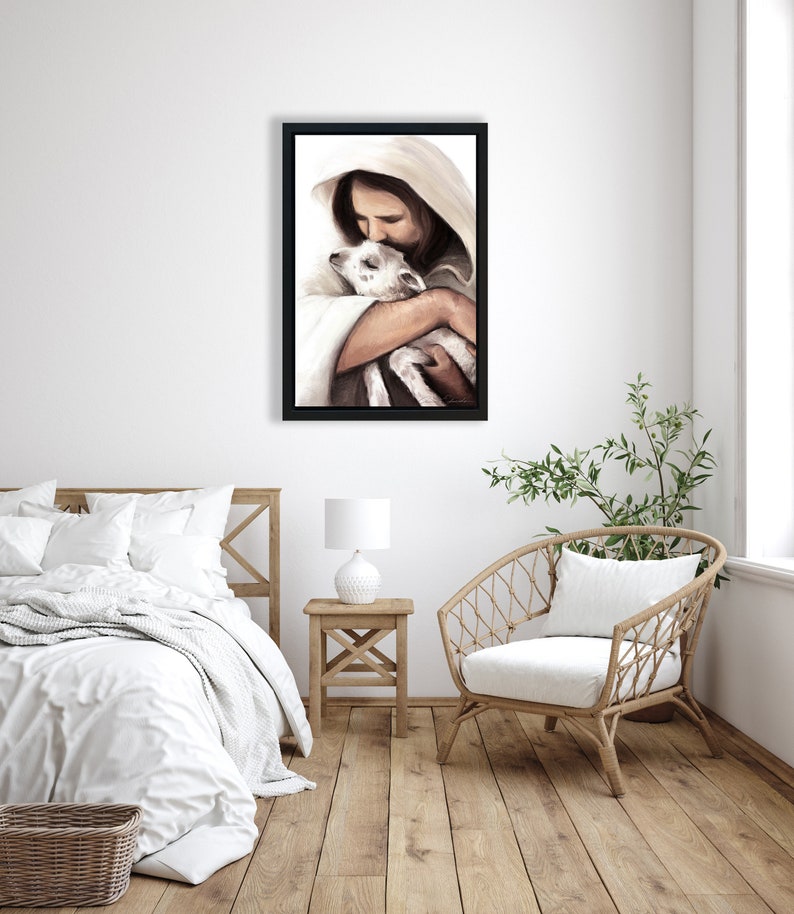 Blemished Lamb Inspirational Christian Canvas and Giclee - Etsy