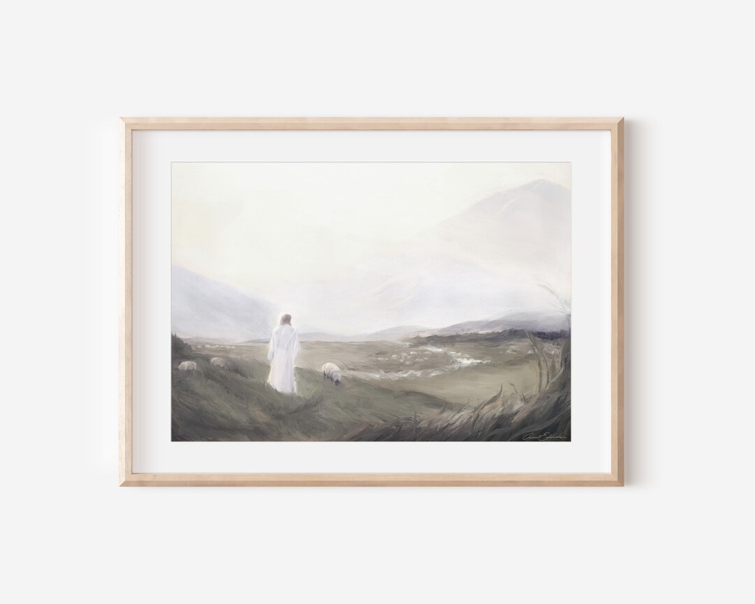 In His Watchcare - Inspirational Christian - Canvas and Art Prints by ...