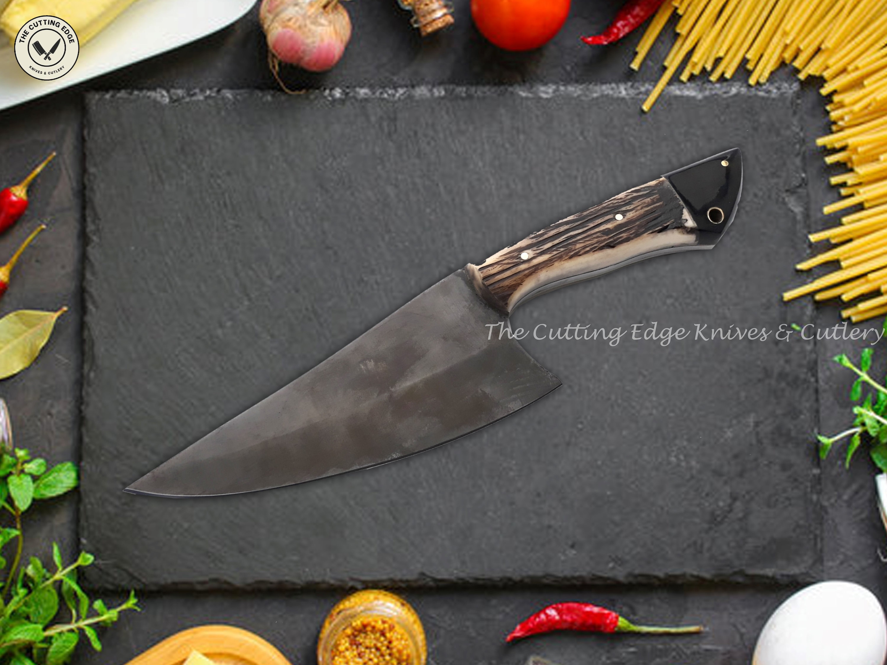 Artisan Crafted Chef Knife Set, Handmade Custom Kitchen Knife Set, 5 ...