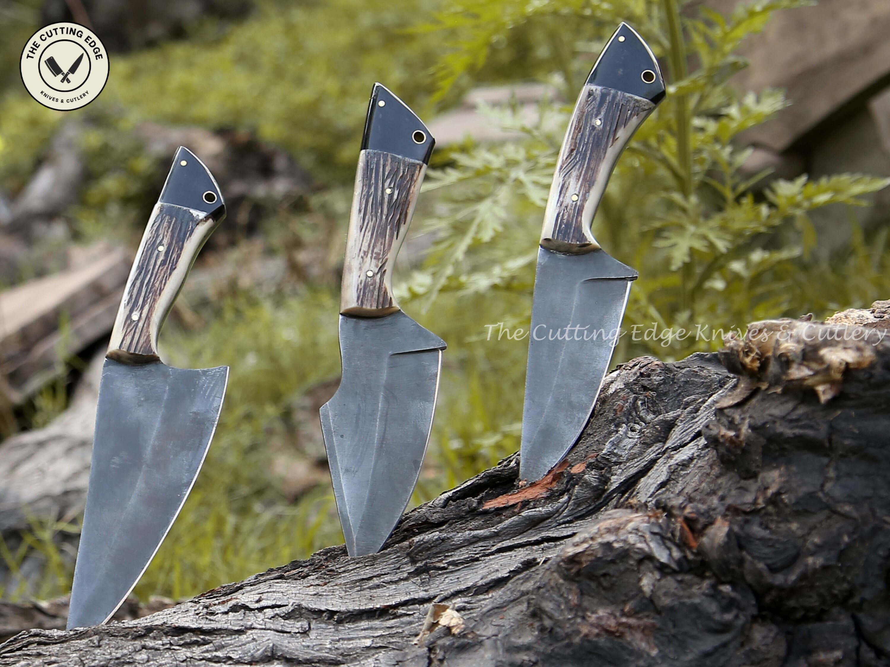 Artisan Crafted Chef Knife Set, Handmade Custom Kitchen Knife Set, 5 ...