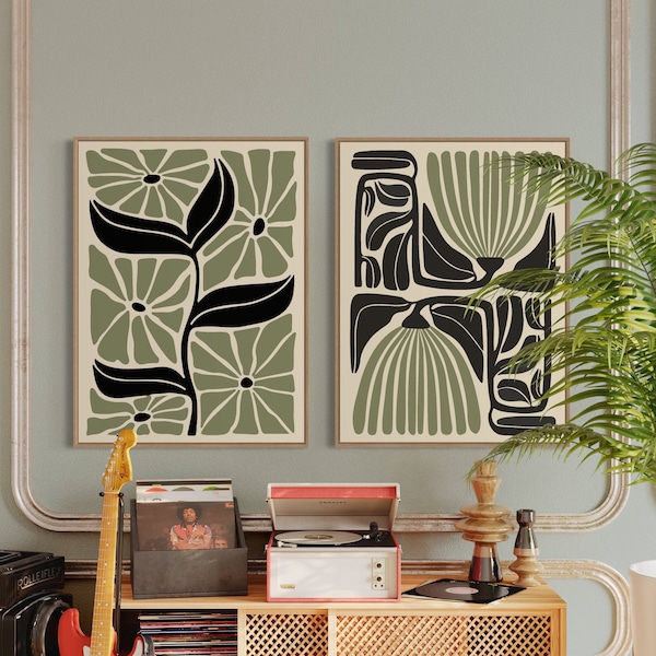 Boho Botanical Art - Etsy