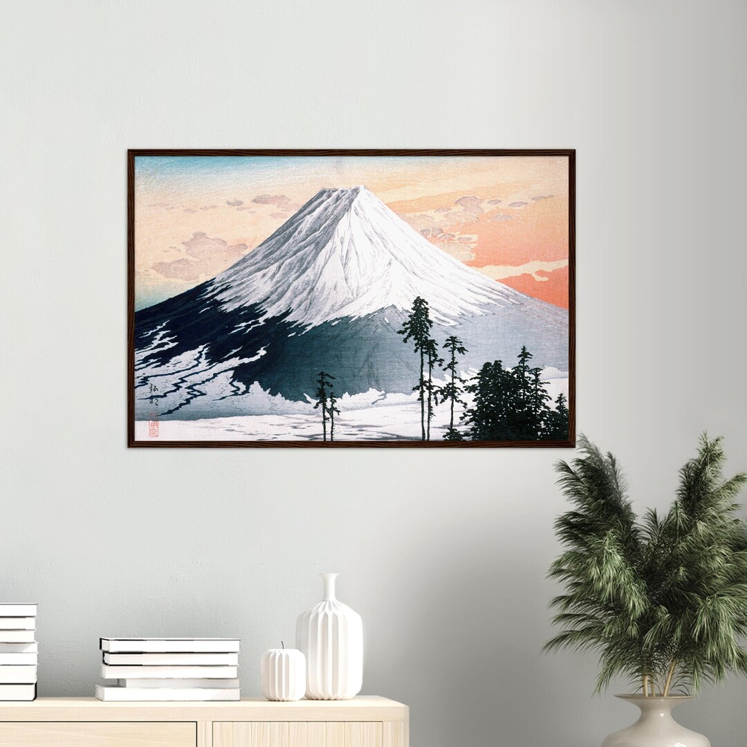 Mount Fuji Ukiyo-e Print | Hiroaki Takahashi Japanese Art Poster - Etsy
