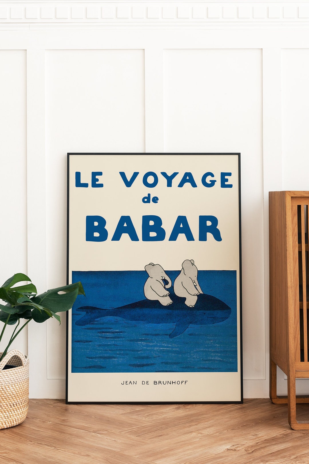 Babar the Elephant Wall Decor, Printable All Art, Nursery Decor, Kids ...