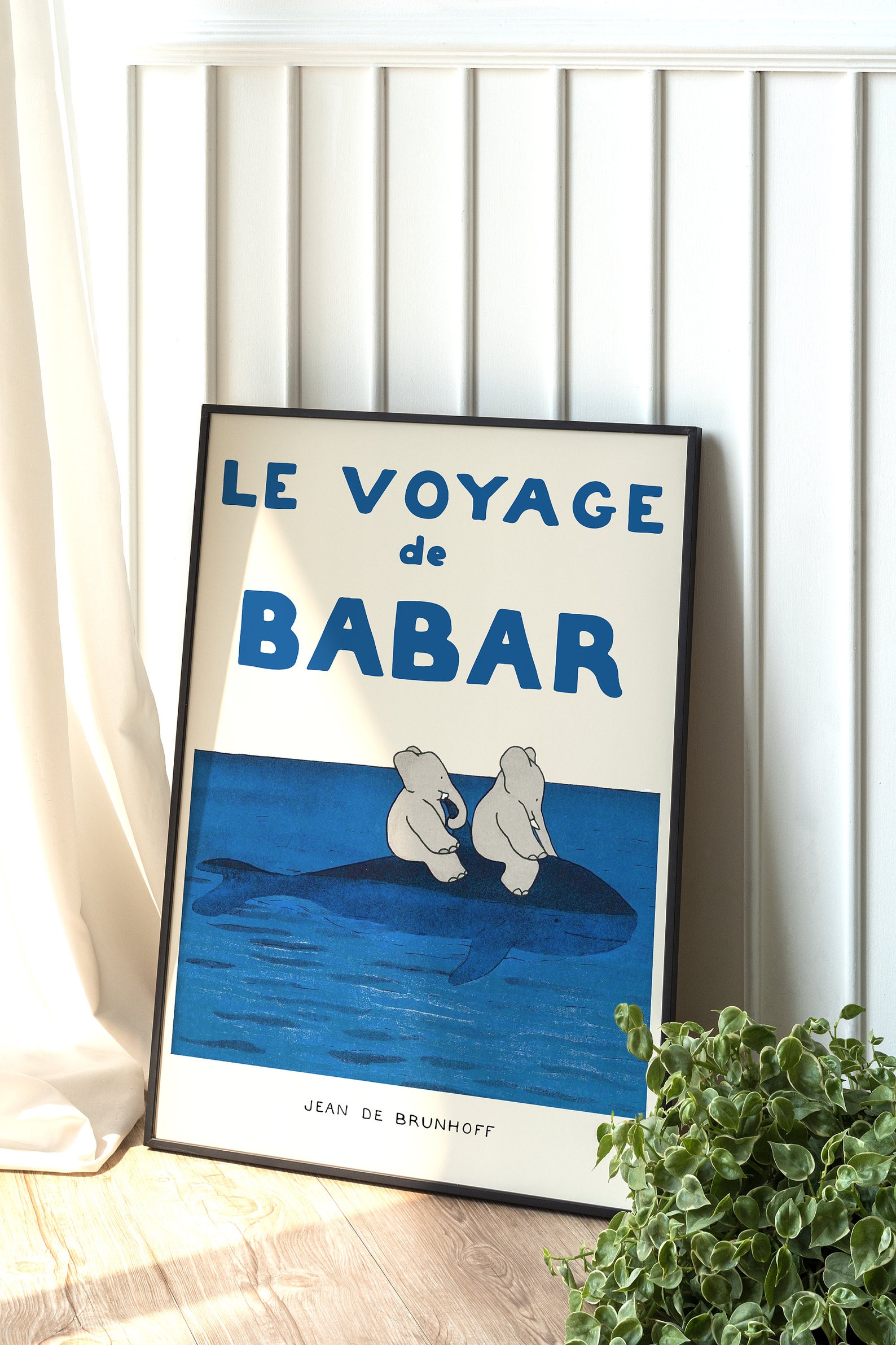 Babar Elephant Art Print, Nursery Decor (digital Download) - Etsy