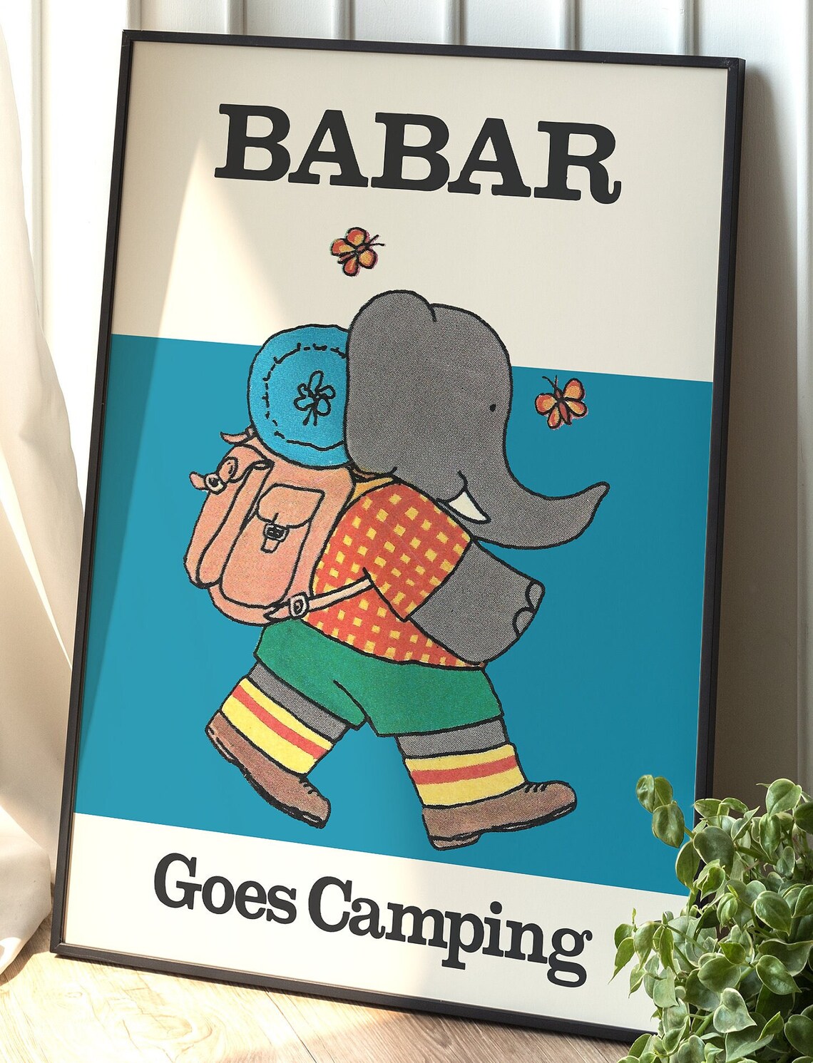 Babar the Elephant Wall Art Printable Wall Art Nursery Decor Kids Gift ...