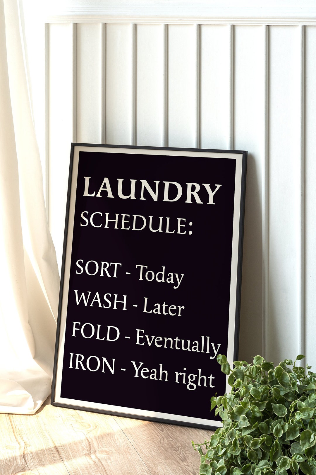 Laundry Room Poster Laundry Print Wall Decor Laundry Quote Poste ...
