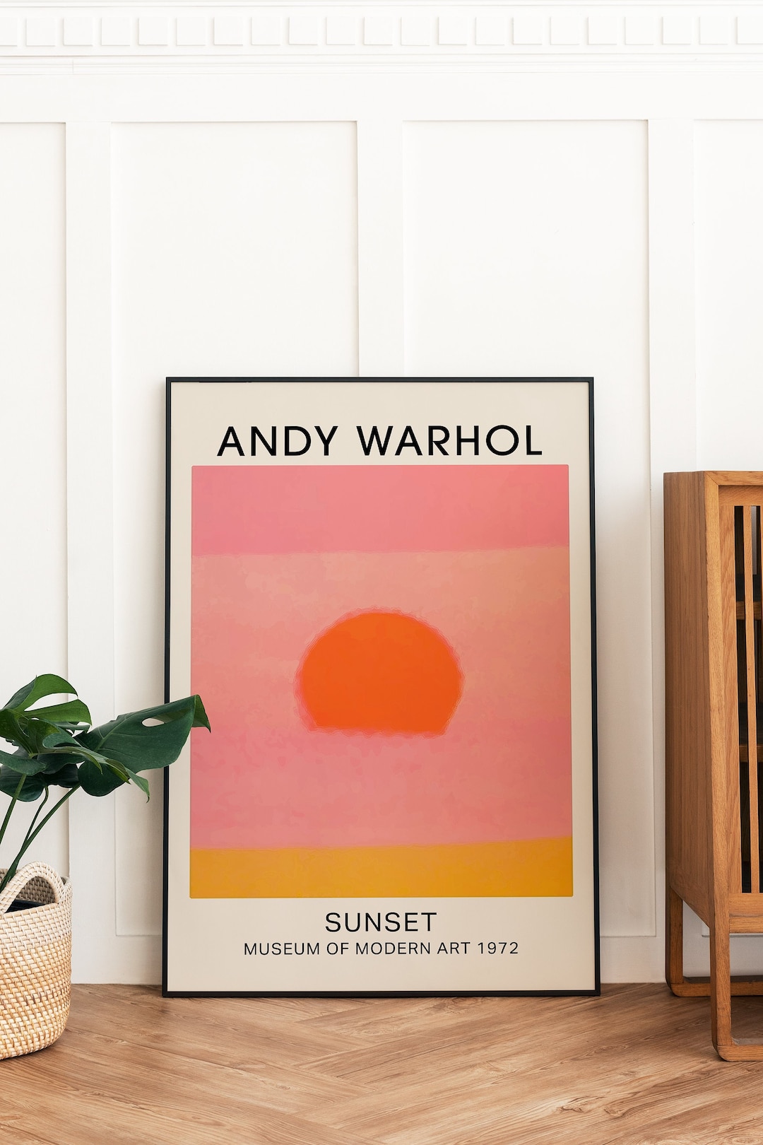 Andy Warhol Print Andy Warhol Sunset Print Museum Print Modern Art Andy ...