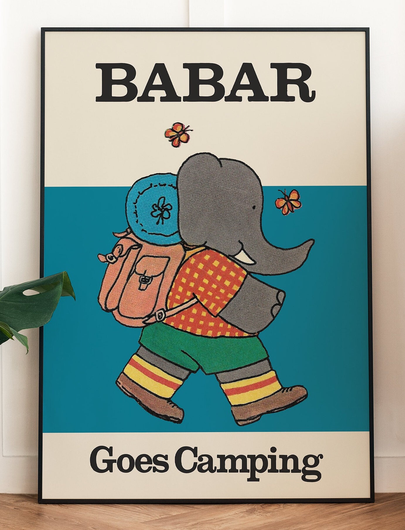 Babar the Elephant Wall Art Printable Wall Art Nursery Decor Kids Gift ...