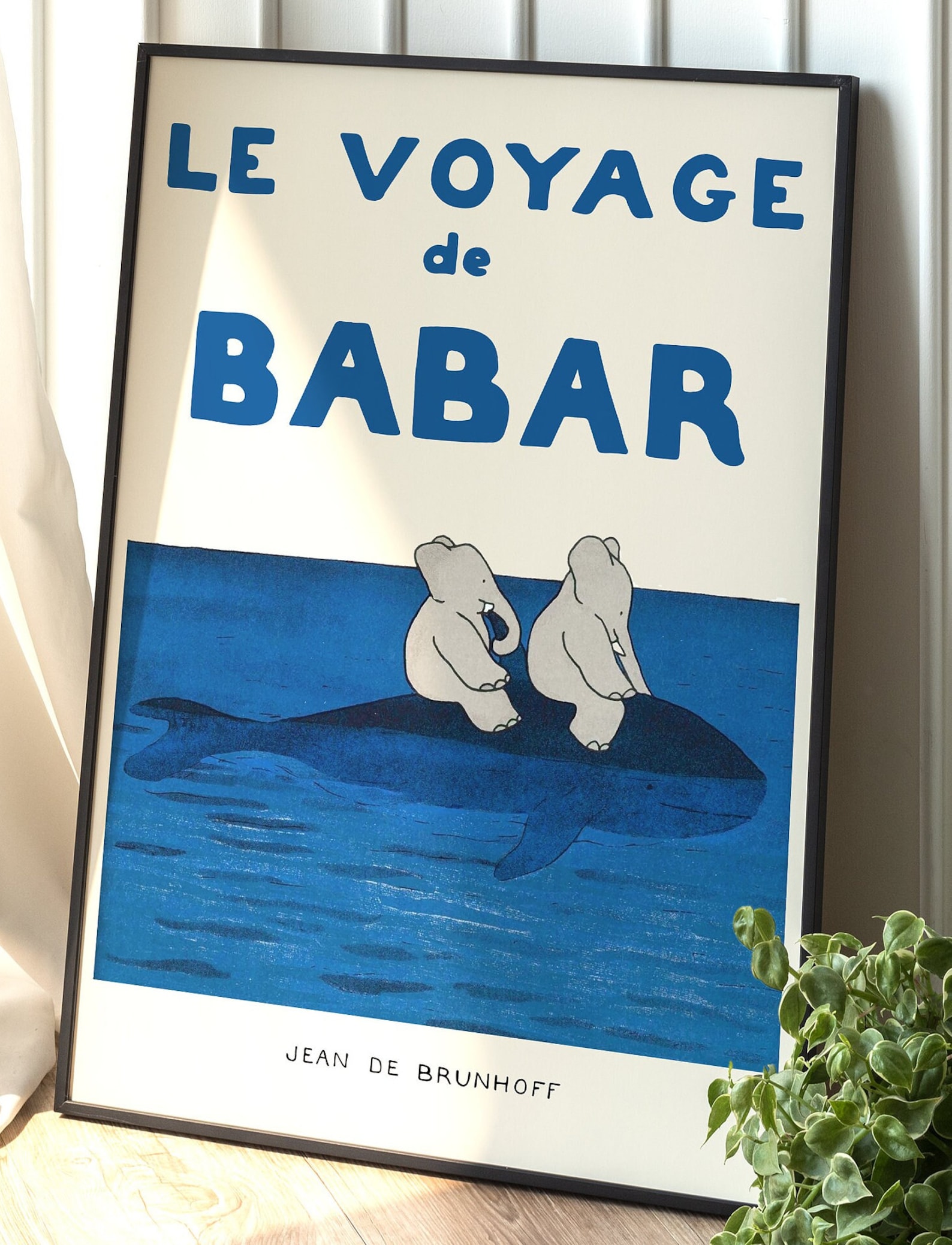 Babar the Elephant Wall Decor, Printable All Art, Nursery Decor, Kids ...