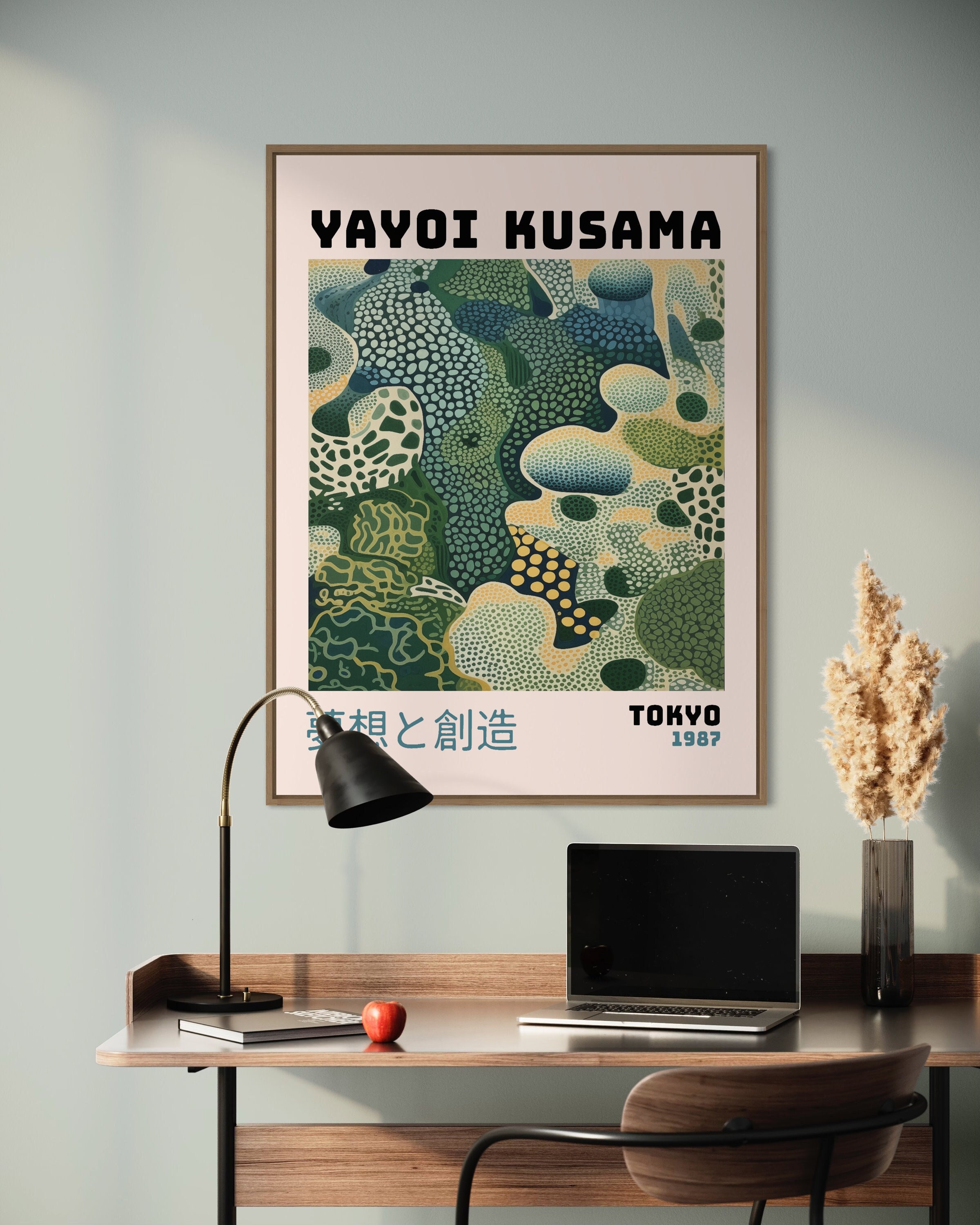 Yayoi Kusama Inspired Digital Download,abstract Art,yayoi Kusama Poster ...