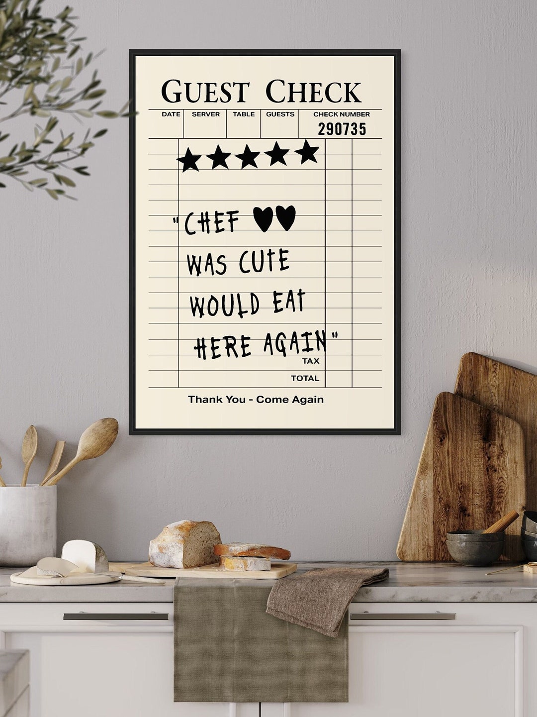 Kitchen Quote Decor,typography Wall Art,cute Wall Art, Aesthetic Room ...