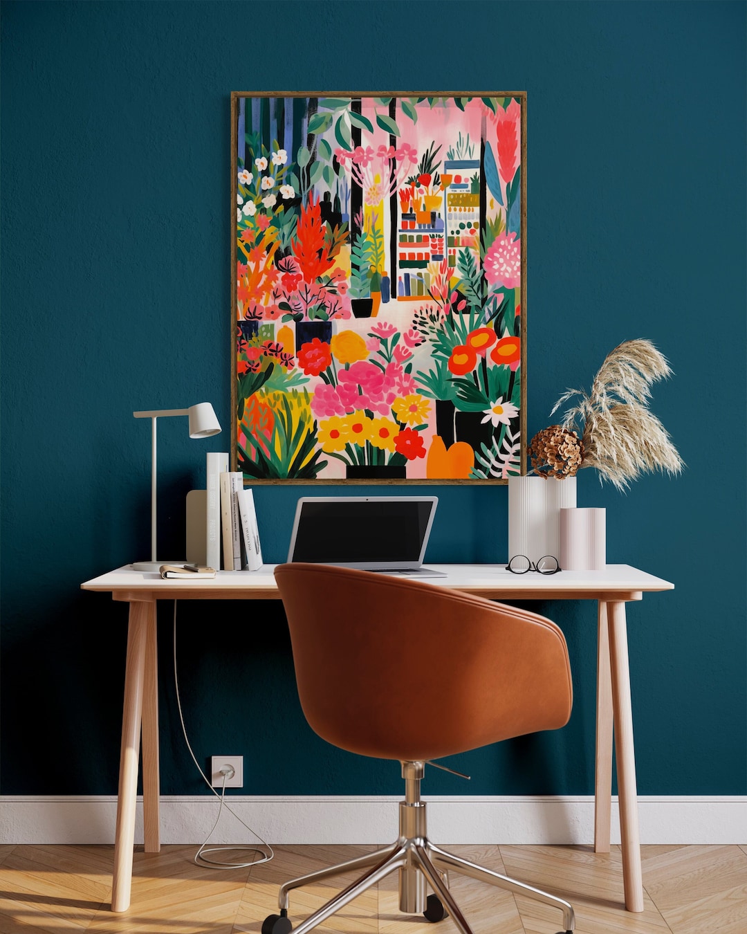 Flower Shop Print, Botanical Wall Art, Floral Decor Poster, Flower Shop ...