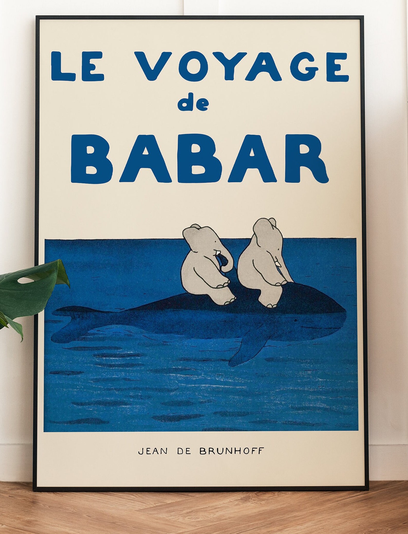 Babar Elephant Art Print, Nursery Decor (digital Download) - Etsy