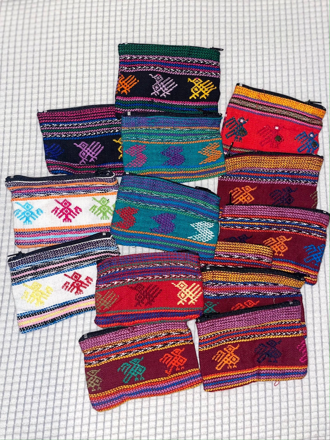 Handmade Mini Zippered Pouch - Etsy