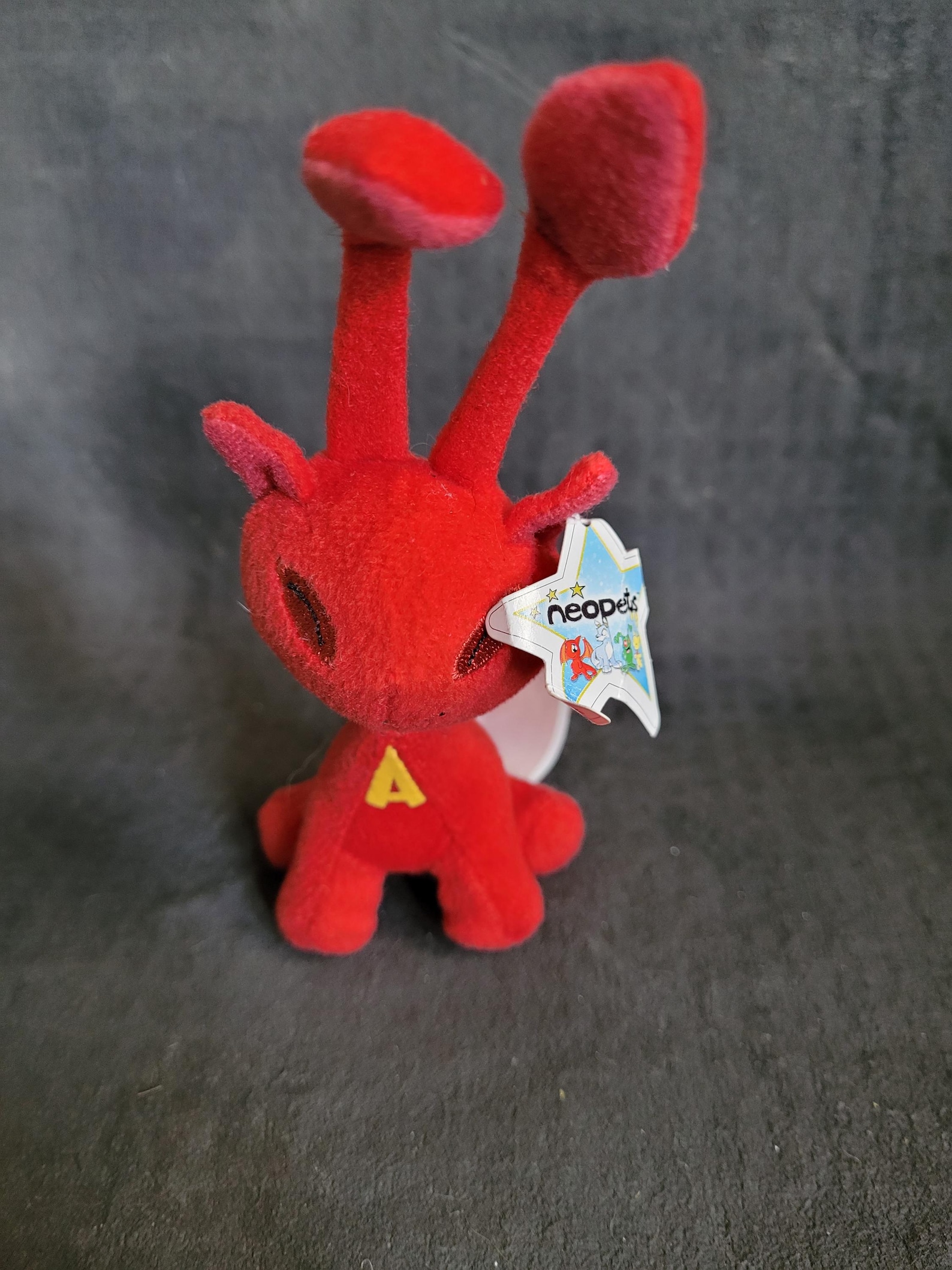 Neopets Red Aisha Plush Stuffed Animal Mcdonalds Happy Meal Toy Promo ...