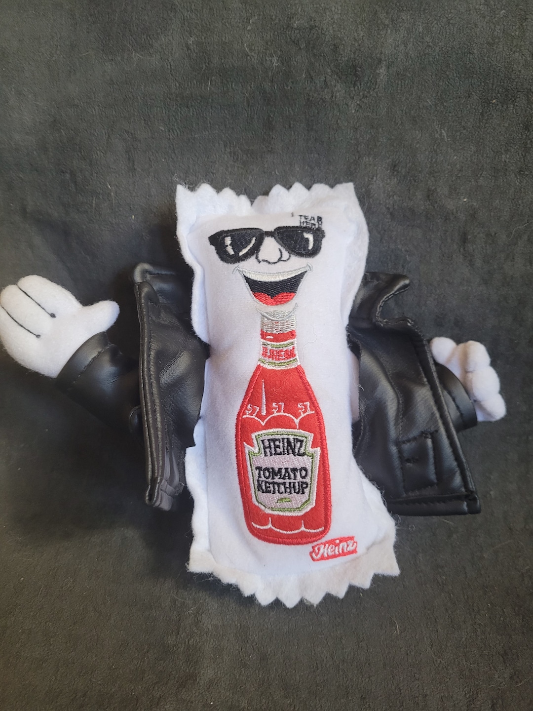 Heinz 57 Ketchup Packet W/ Jacket Leader Bean Bag Plush Advertising ...