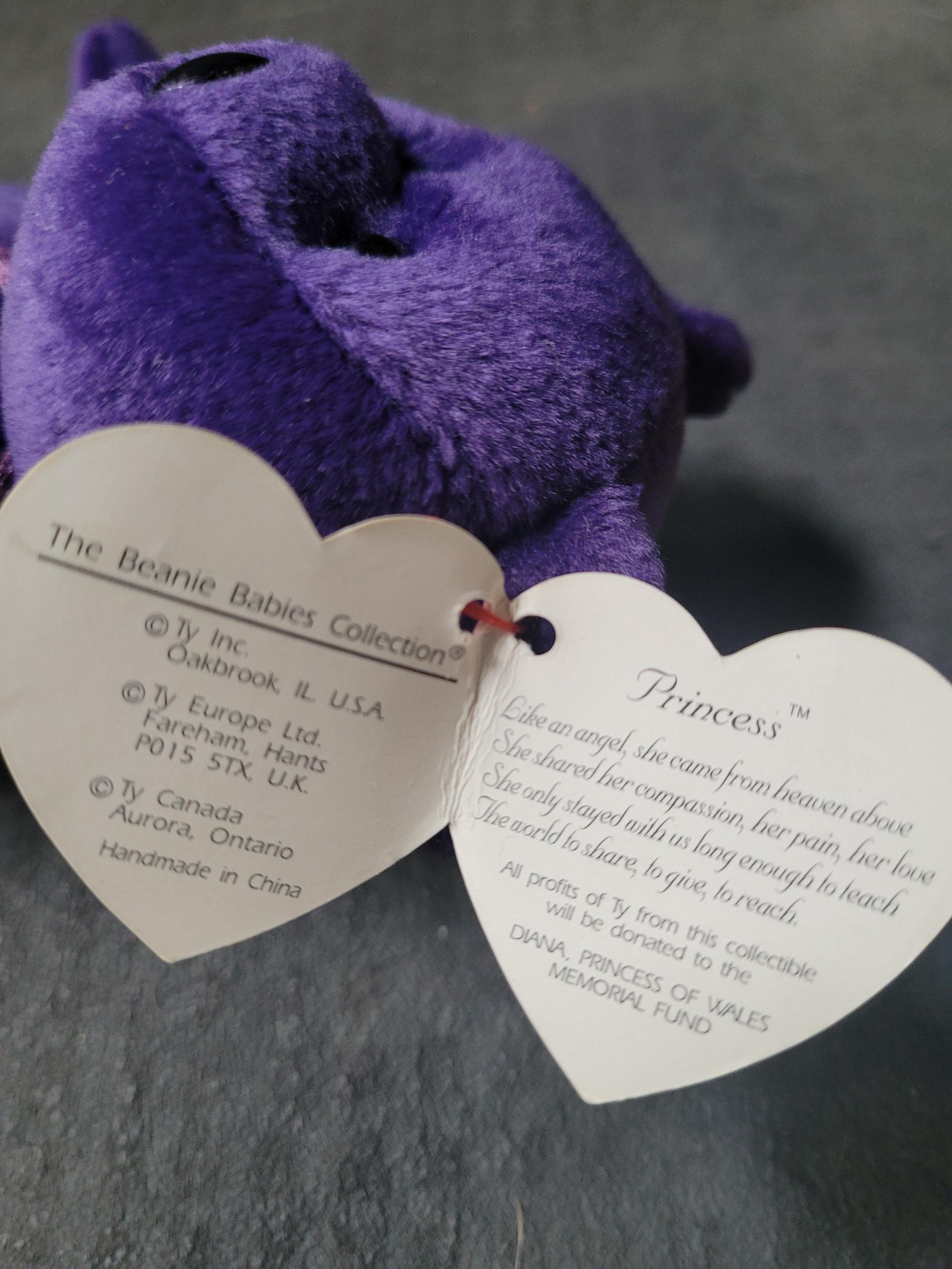 Rare 1997 Ty Beanie Baby Princess Diana With Errors - Etsy