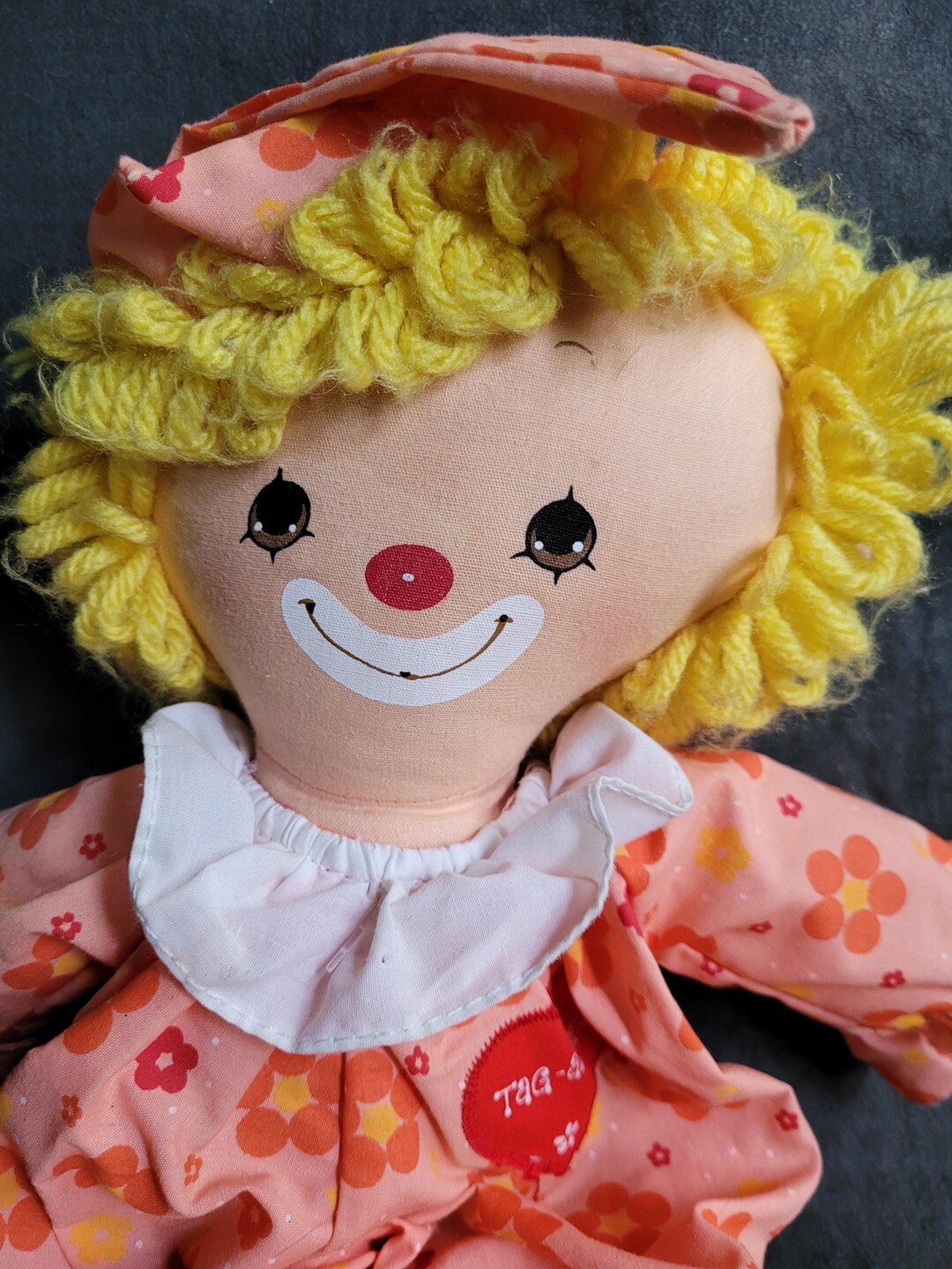1970s Knickerbocker Clown Plush Tag Along - Etsy
