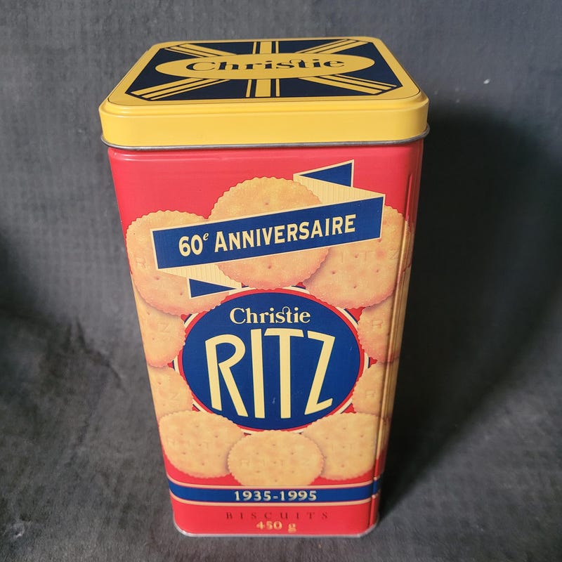Ritz Cracker Tin - Etsy