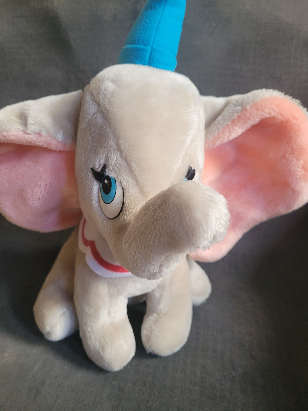 WALT DISNEY COMPANY Vintage Dumbo Plush 12 With Blue Hat 1980s - Etsy