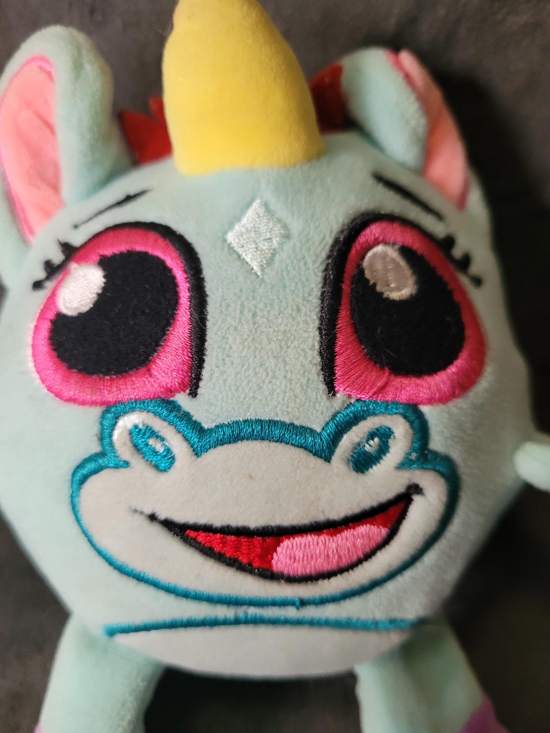 Crunchimals Animals Blue Unicorn 4-inch Crush Plush Toy - Etsy