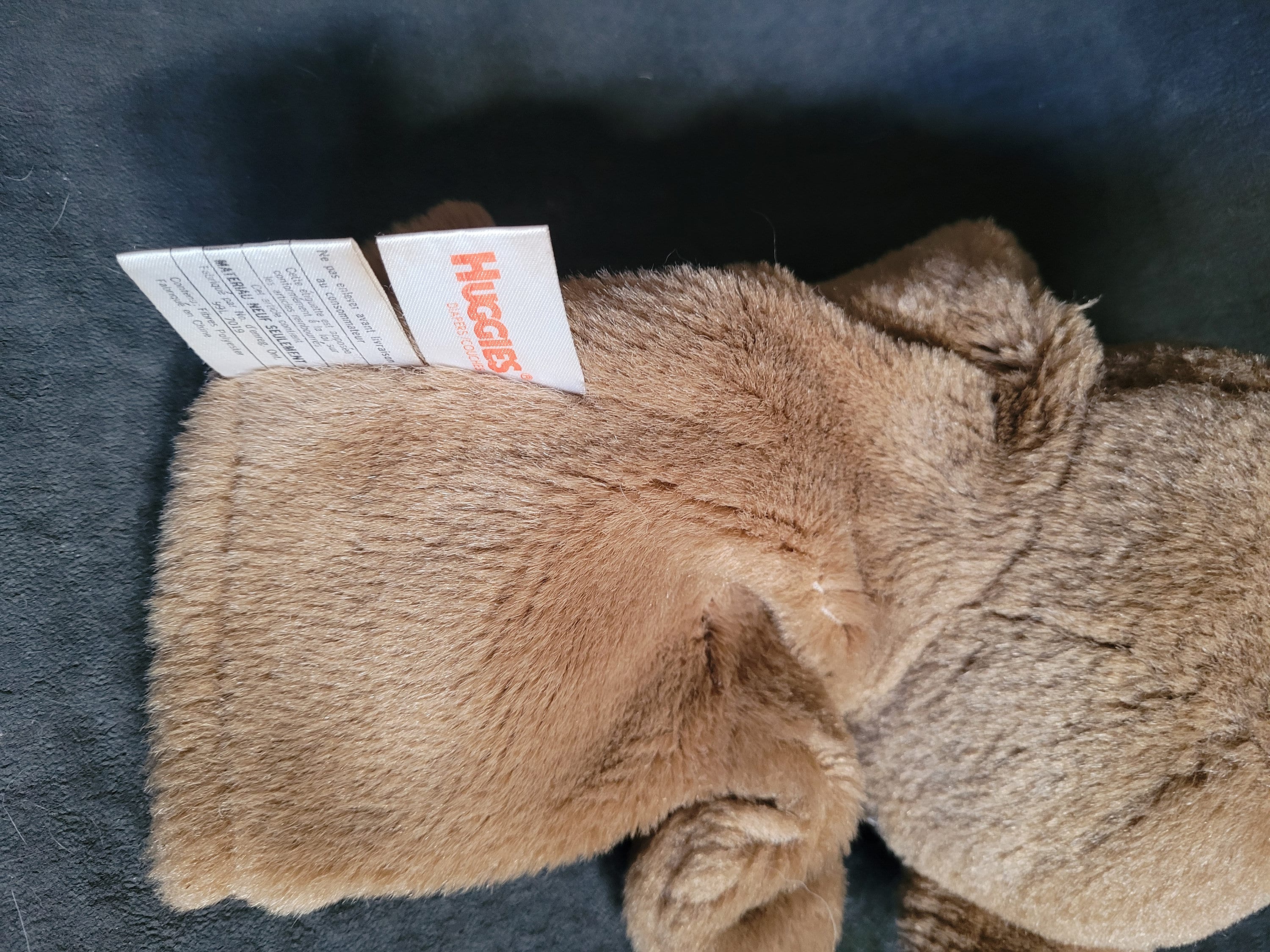 Huggies Diapers Vintage Plush Teddy Bear Hand Puppet Brown Fur Lopsided ...