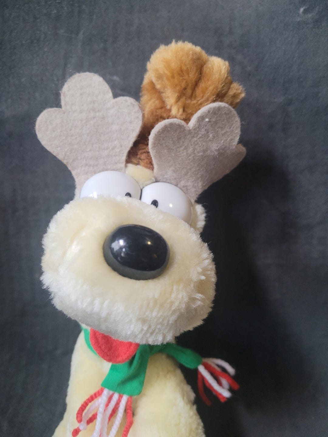 Vintage Garfield Odie Plush W/scarf, Mcdonald's, 1981 - Etsy