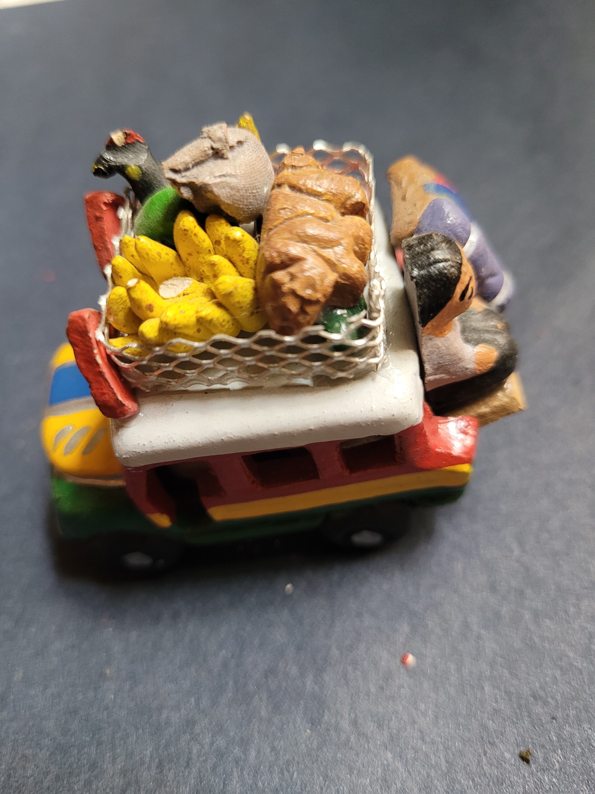 Midcentury South America Folk Art Clay Bus - Etsy