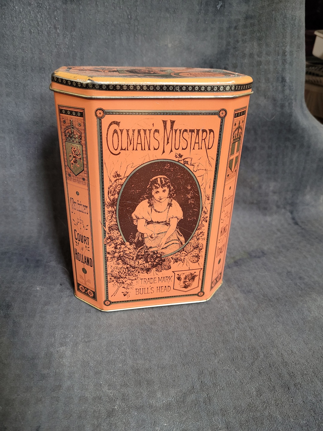 COLEMANS Mustard Tin Large Vintage in Excellent Condition - Etsy