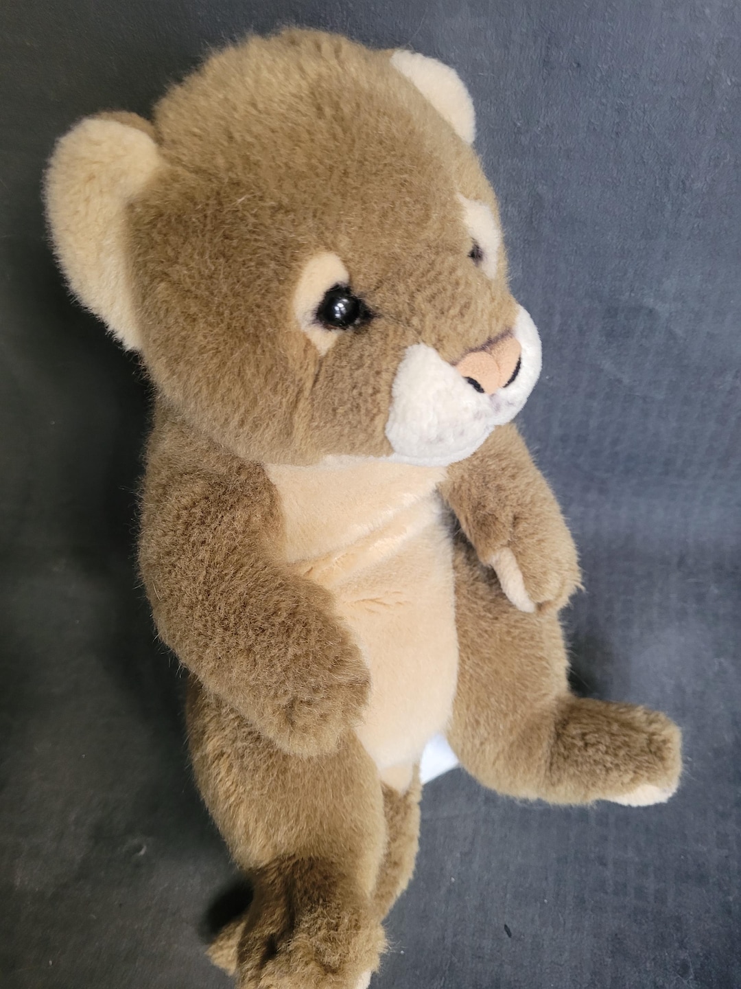 Lion Cub Plush Stuffed Animal Vintage - Etsy