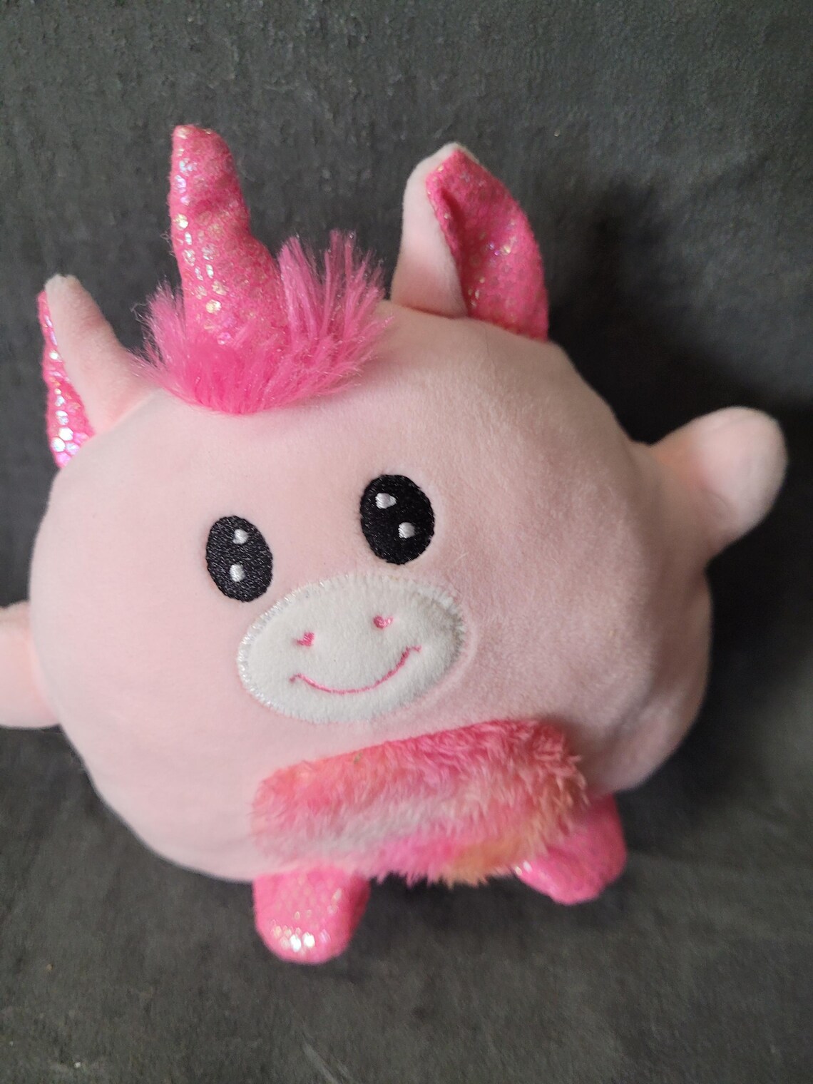 Fuzzy Friends Valentine's Stuffed Plush Toy-themed Roly Poly Pal, 7 In ...