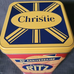 Vintage Ritz Cracker Tin // 1995 Anniversary Edition // Retro Kitchen ...