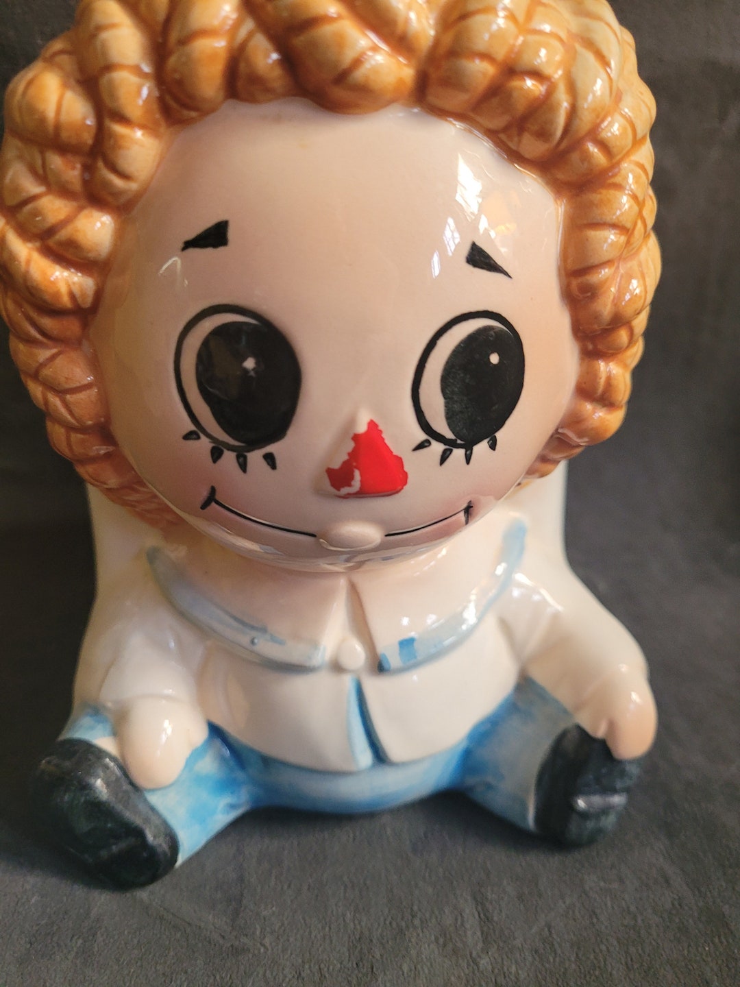 Raggedy Ann Planter Ceramic Vintage - Etsy