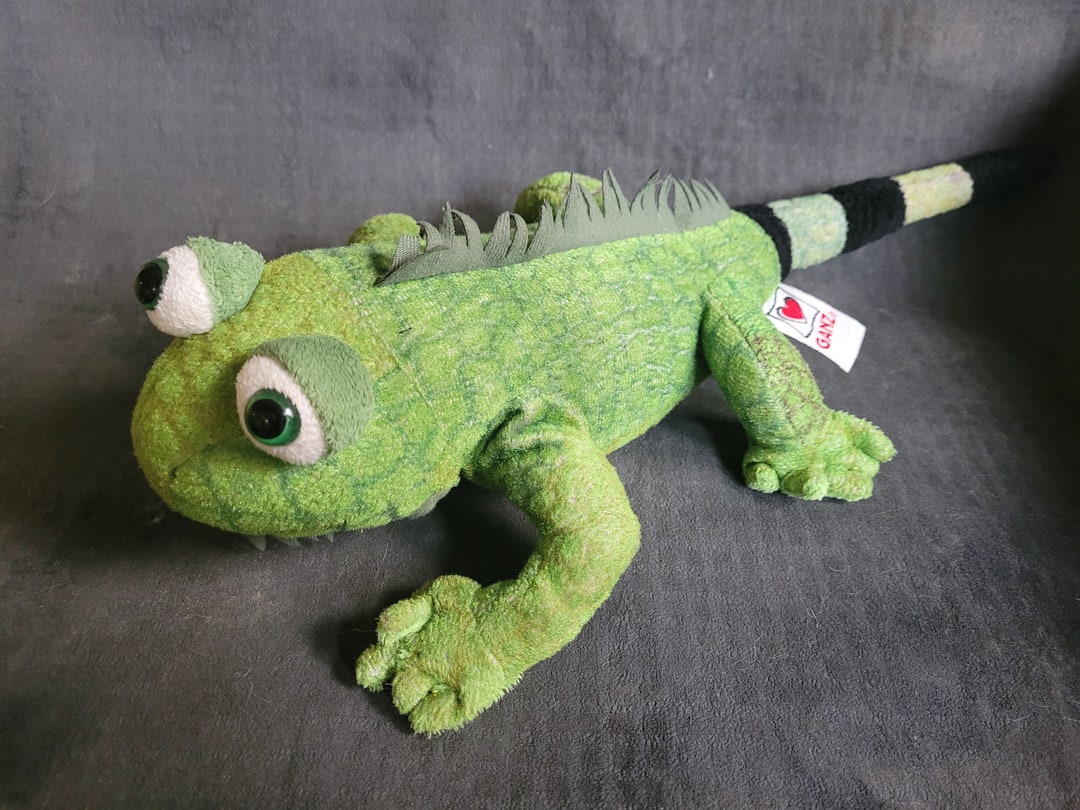 GANZ Webkinz Iguana Lizard Plush Stuffed Animal Toy HM340 - Etsy