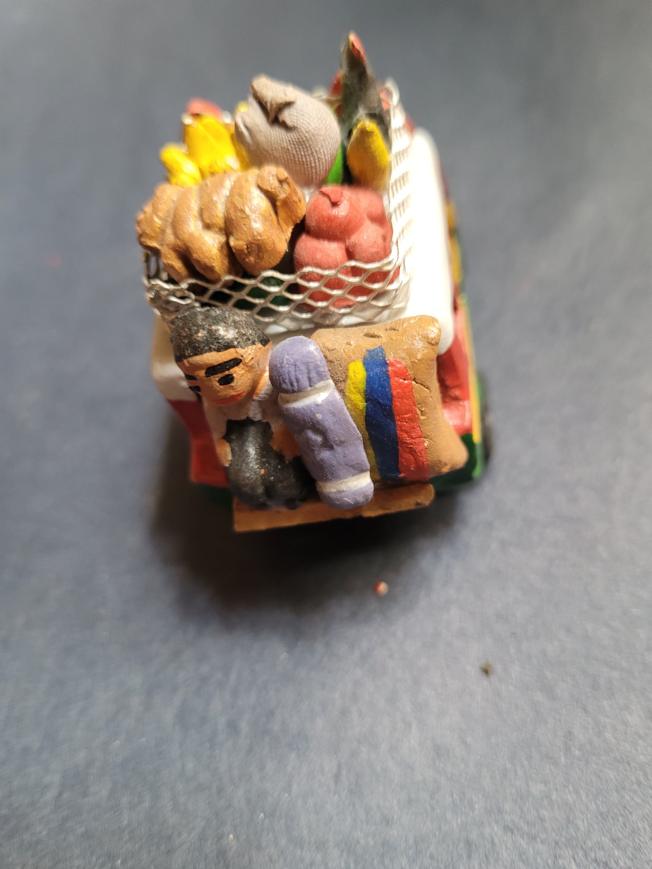 Midcentury South America Folk Art Clay Bus - Etsy
