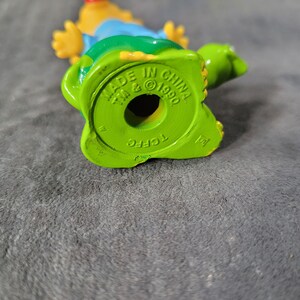 The Simpsons Maggie Simpson Standing on Turtle Figure 1990 VINTAGE 3 - Etsy