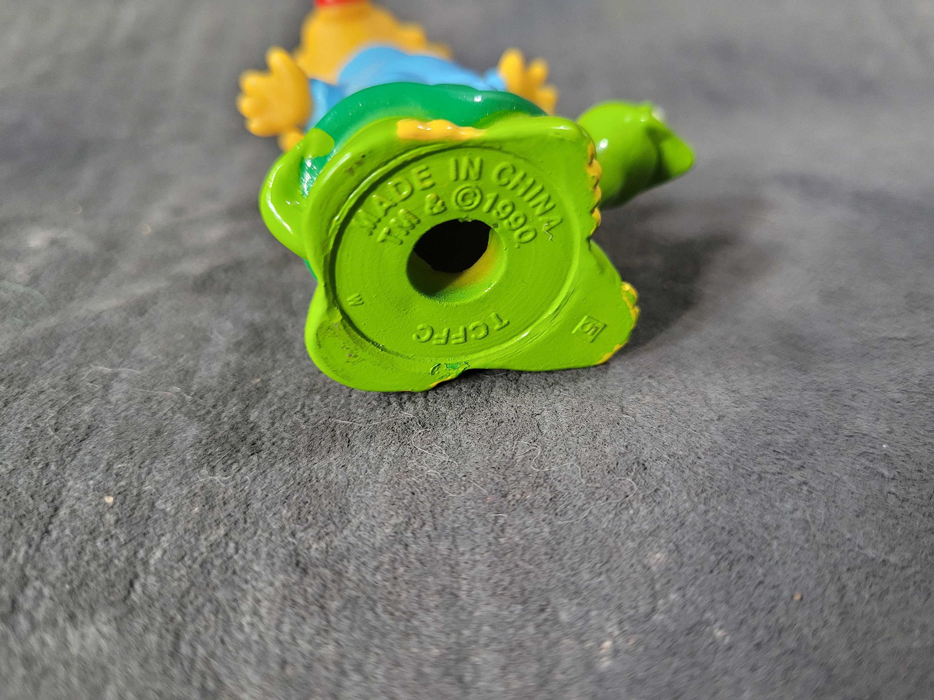 The Simpsons Maggie Simpson Standing on Turtle Figure 1990 VINTAGE 3 - Etsy