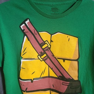 TMNT Teenage Mutant Ninja Turtles Shell T-shirt - Graphics on Front ...