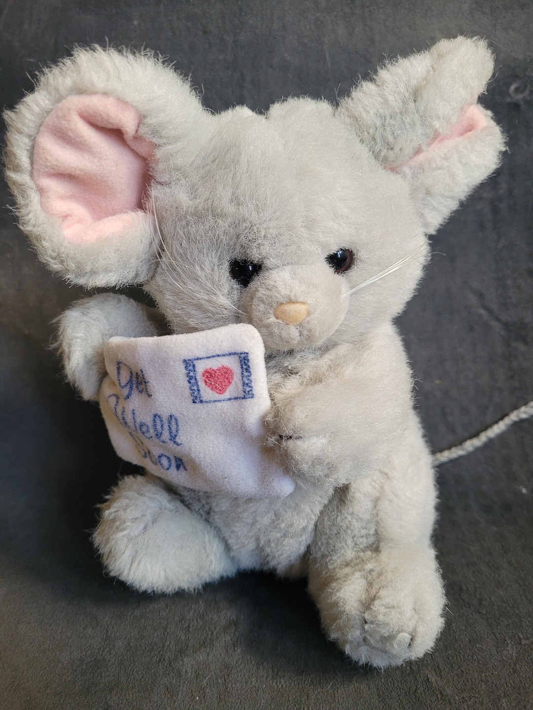 Russ Caress Soft Pets Get Well Soon Mouse Plush Stuffed Animal Toy 7687 ...