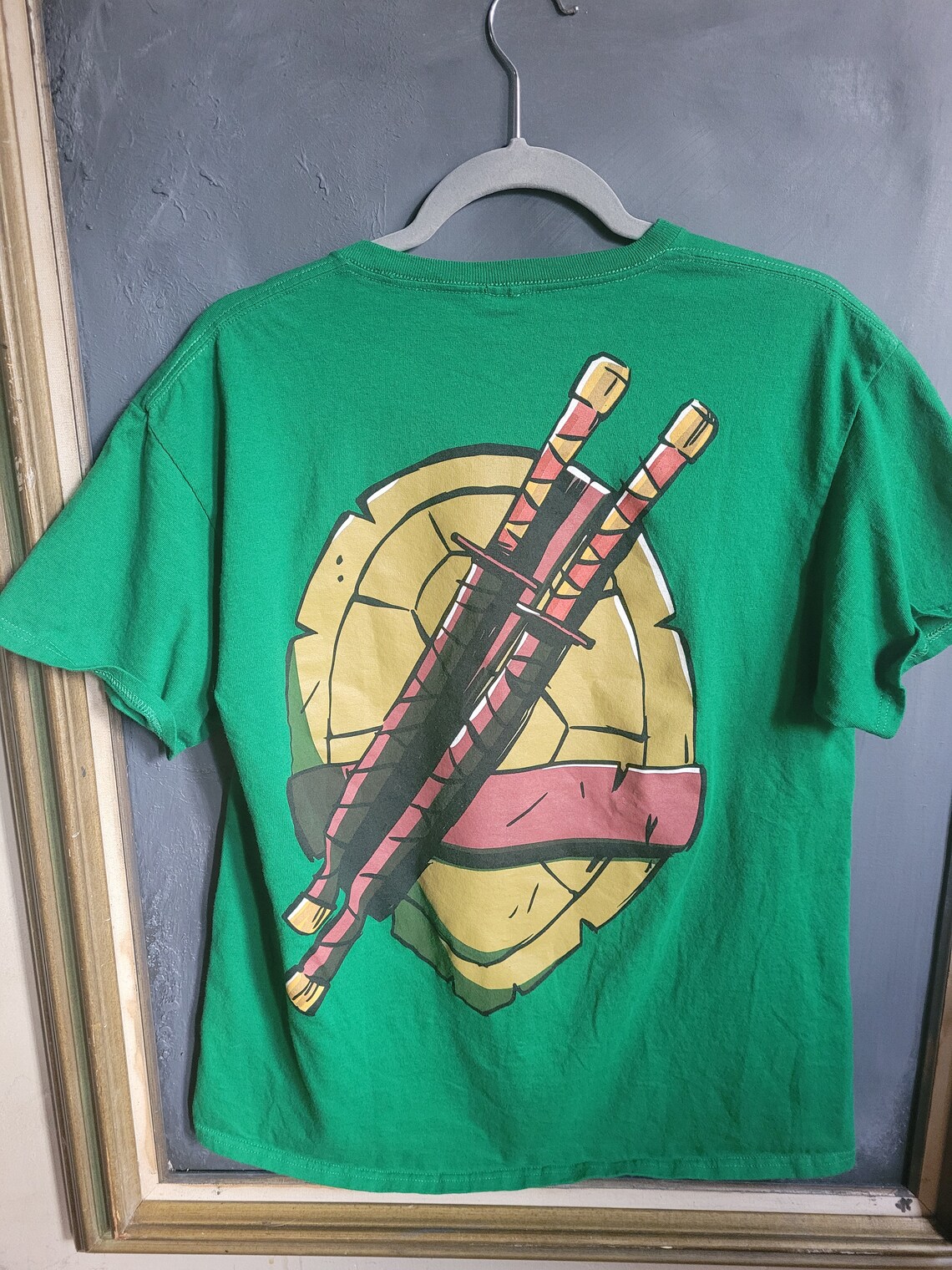TMNT Teenage Mutant Ninja Turtles Shell T-shirt - Graphics on Front ...