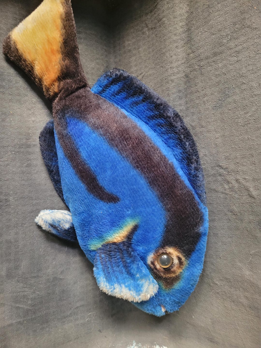 Blue Tang Fish Plush Stuffed Animal Toy Vintage - Etsy