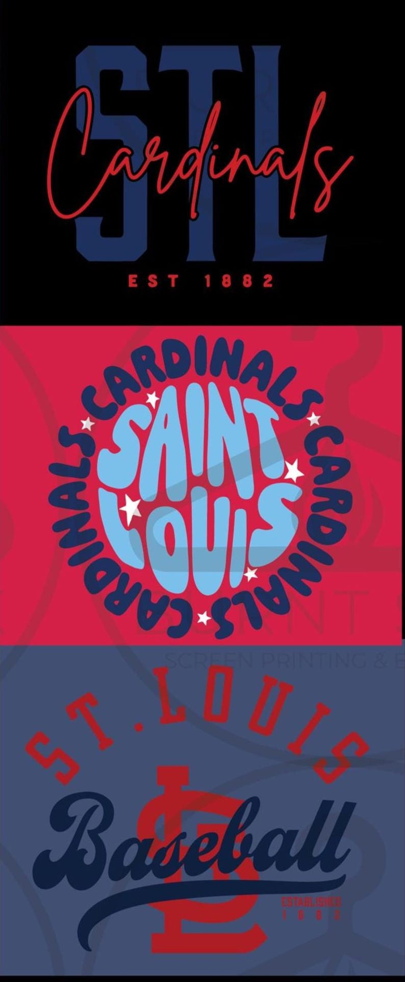 St.louis Cardinals Designs PNG SVG AI Adobe Illustrator, Graphic ...